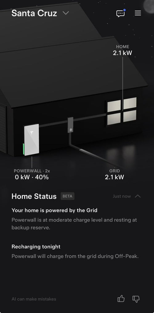 Tesla Powerwall Gets AI Energy Summaries: How to Access It