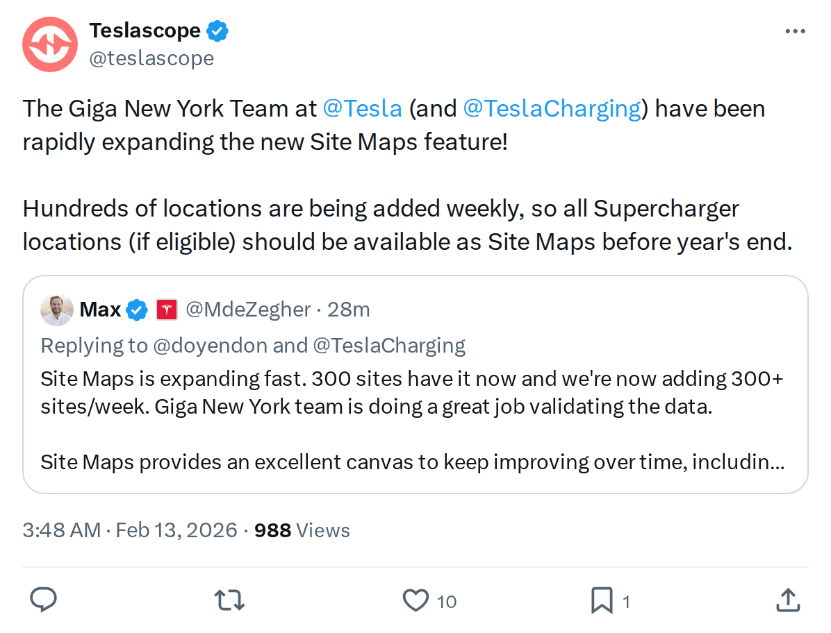Tesla Supercharger Site Maps Expanding Fast: All Locations by Year-End