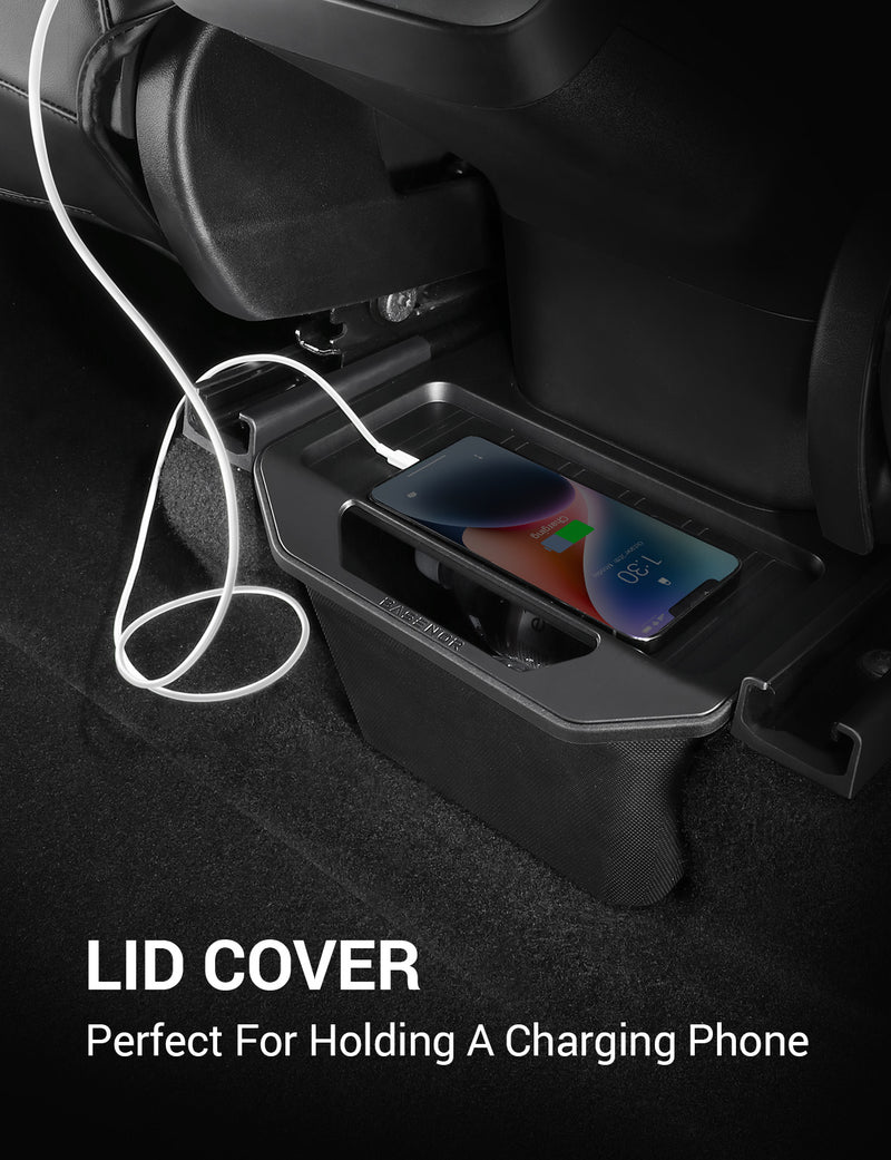 Tesla Model Y Rear Center Console Organizer Backseat Storage Box