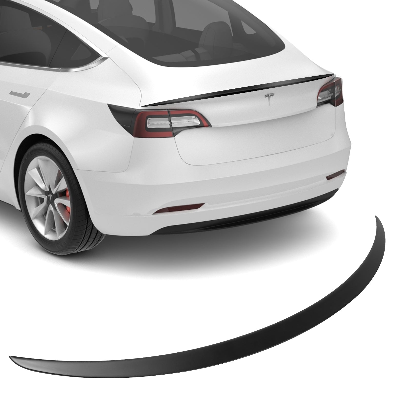 BASENOR Tesla Model 3 Performance Rear Spoiler Original Trunk Wing