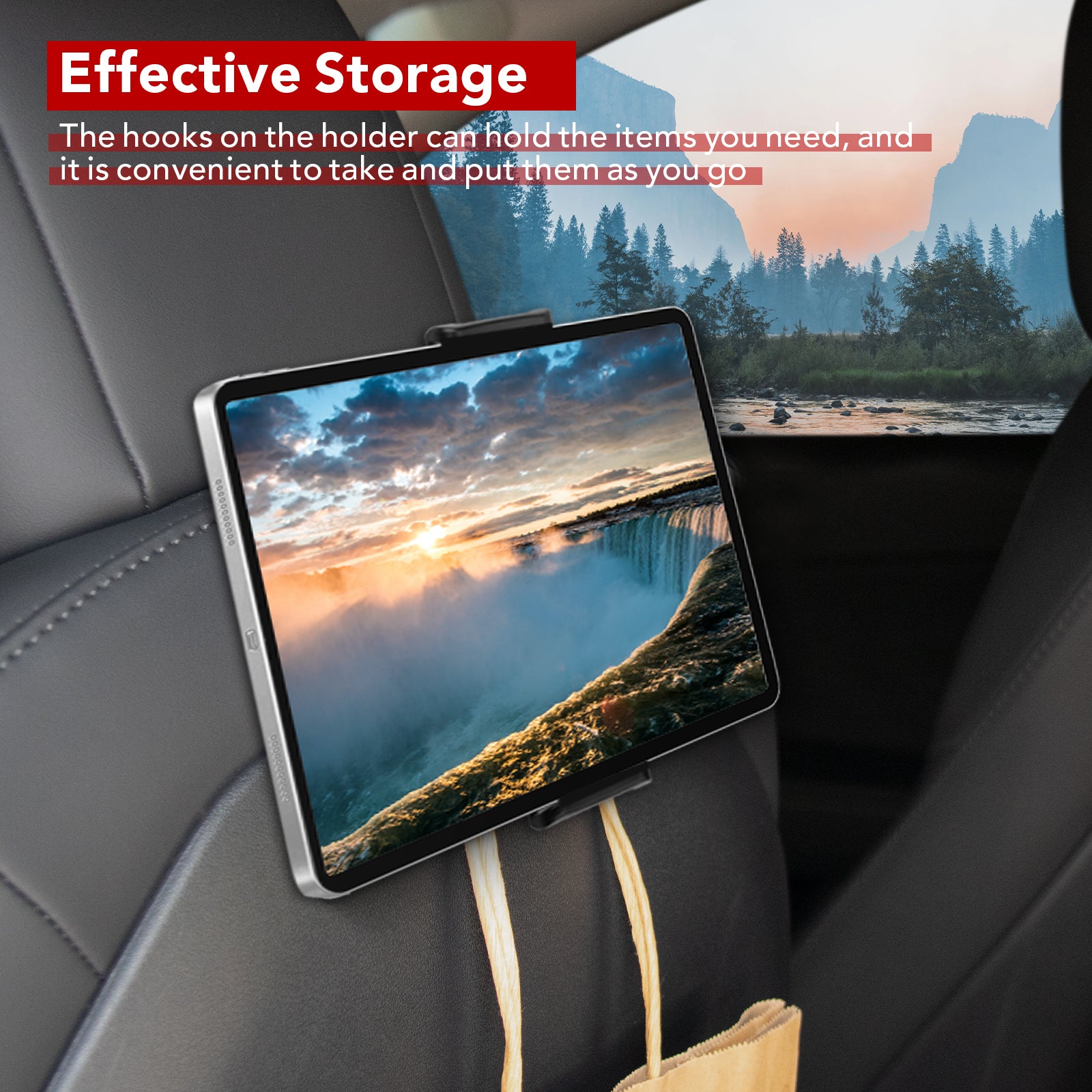 Tesla Model Y Model 3 Tablet Mount 360 Rotation Holder